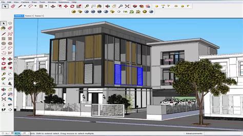 Sketchup Tutorial Vray Sketchup Exterior Part YouTube
