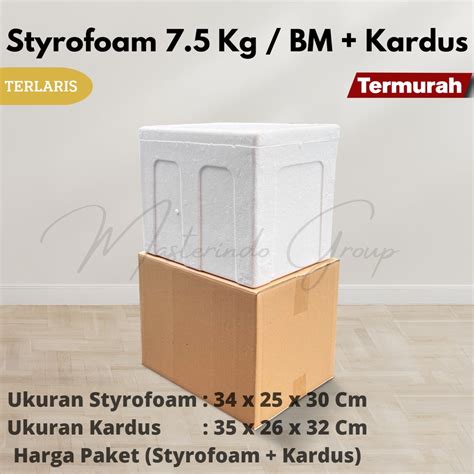 Jual Styrofoam 7 5kg Bm Kardus Shopee Indonesia