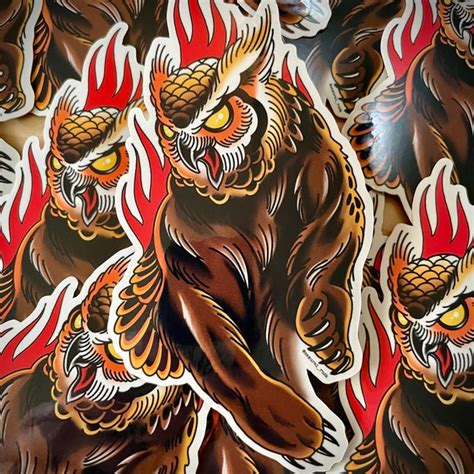 Owlbear Stickers Etsy