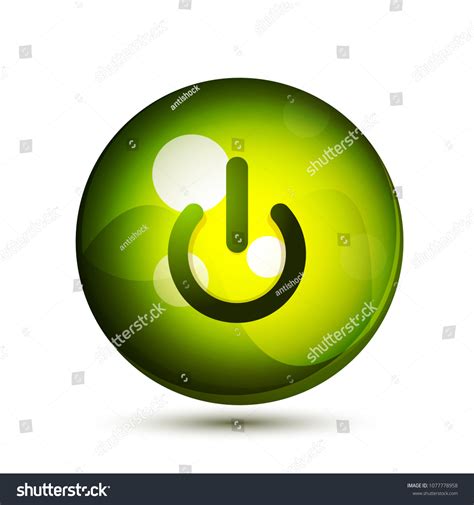 Power Button Icon Start Symbol Vector Stock Vector Royalty Free Shutterstock