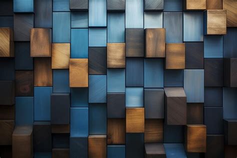 Premium Photo Abstract Geometric Pattern With Interlocking Shapes