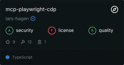GitHub Lars Hagen Mcp Playwright Cdp