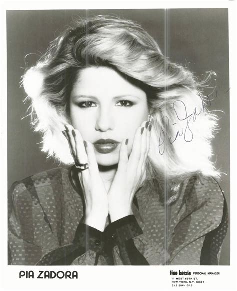 Pia Zadora Signed Photo