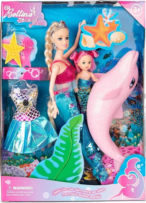 Yellow River Mermaid Princess Doll With Little Mermaid Pink Walmart