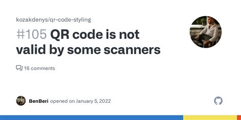 Qr Code Is Not Valid By Some Scanners · Issue 105 · Kozakdenysqr Code