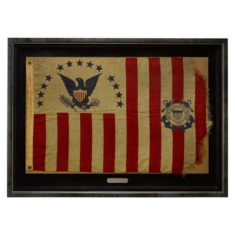 13 Star United States Coast Guard Flag Circa 1895 1930 At 1stdibs Us