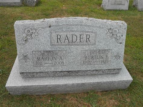 Marion Adele Rader Good Weaver 1911 2008 Memorial Find A Grave