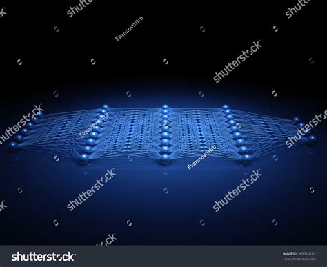 Artificial Deep Neural Network Structure Side Stock Illustration Shutterstock