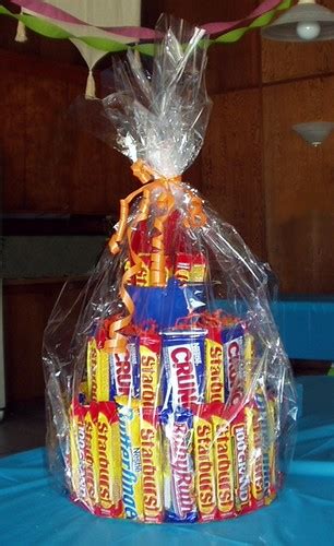 Assemble A Candy Bar Cake Candy Bar Cake Leigh Anne Wilkes