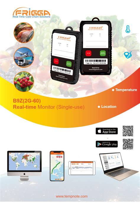 Digital Data Logger Temperature B9z2g 60 Real Time Monitor Single