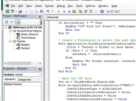 A Macro To Convert CSV Files To The Desired Excel Format Max Columns Upwork