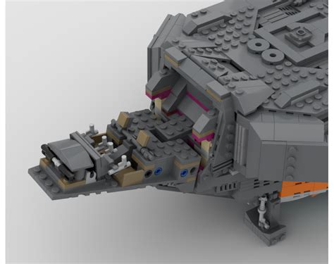 Lego Moc Zeta Class Heavy Cargo Shuttle By Benneech Rebrickable