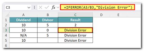 How To Use Iferror Function In Excel