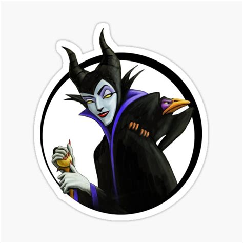 Maleficent Sticker For Sale By Xzaclee16 Redbubble