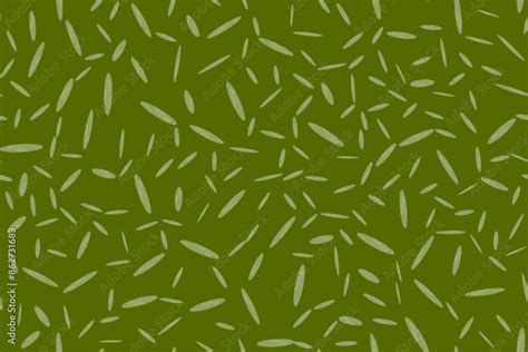 Rice Japanese Plant White Art Vector Seed Green Hand Organic Stamp