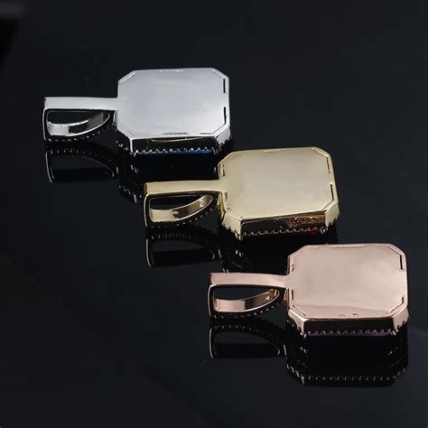 Iced Multicolor Cube Pendant Helloice