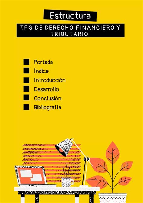 Encarga Tu Tfg De Derecho Financiero Y Tributario ️