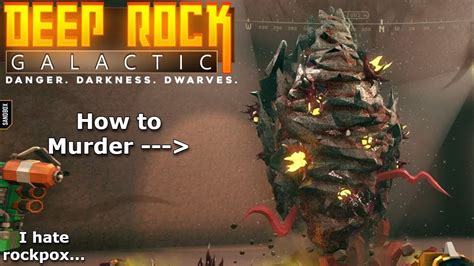 How To Beat The Lithophage Corruptor Deep Rock Galactic Tutorial