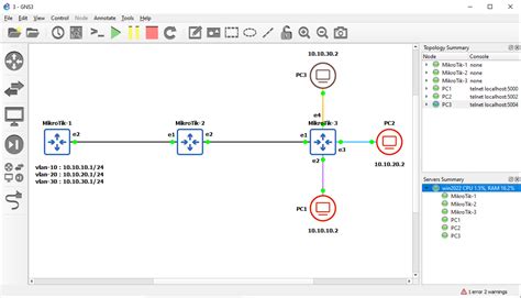 Setting VLAN Tag Stacking MikroTik GNS3 Lab43 SYS OPS ID Herdiana3389