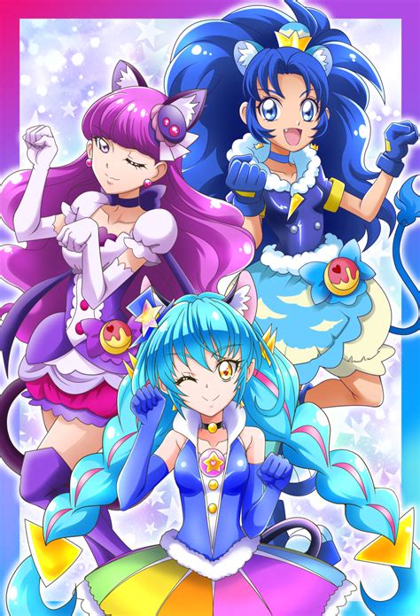 Kotozume Yukari Tategami Aoi Yuni Cure Macaron Cure Gelato And 1