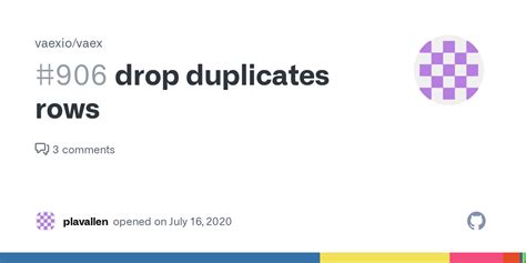 Drop Duplicates Rows Issue 906 Vaexio Vaex GitHub