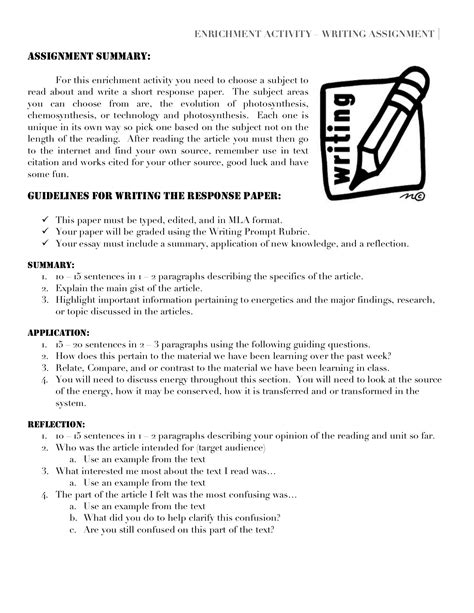Summary Response Essay Format Examples