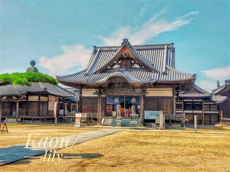 四国八十八ヶ所 第87番札所 長尾寺 本堂 真雪の庭Jardin enneigé