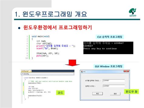 Ppt 윈도우 프로그래밍 Ii Visual C Mfc 프로그래밍 Powerpoint Presentation Id6067258