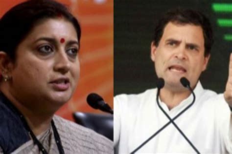 Diwali Ts Confirm Smriti Rahul Face Off In Amethi In 2024 The