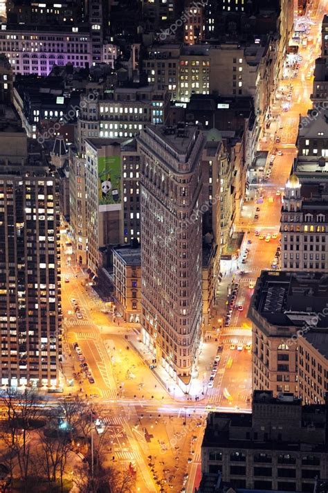 Flatiron Building At Night