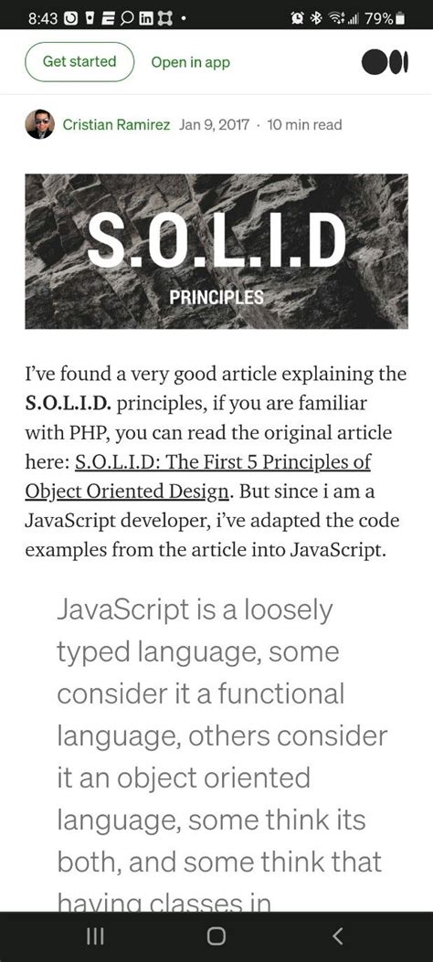 rudy hernandez on linkedin programming oop javascript