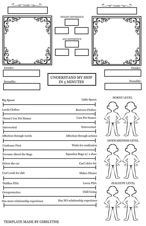 H L Gibby On Twitter Art Style Challenge Character Sheet