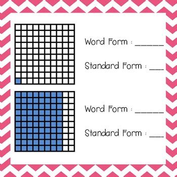 Visual Models Of Decimals Worksheets By Amazing Mathematics TPT