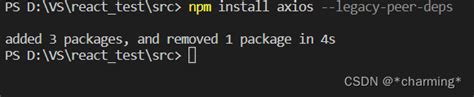 React 项目 Npm包管理工具安装库失败解决办法react17 Npm失败 Csdn博客