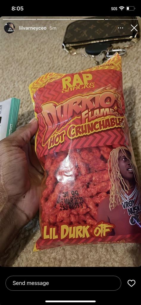 Varney Post Durk Hot Crunchables Chips Rchiraqology
