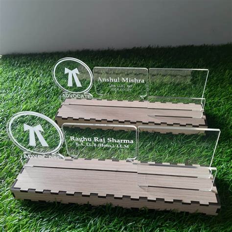 Personalized Acrylic Desk LED Name Plate For Doctor S Tohfa Laya