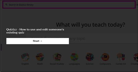 Quizizz How To Use And Edit Someones Existing Quiz