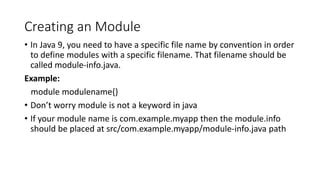 Java Platform Module System PPTX