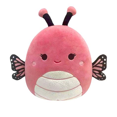 Squishmallows Original 14 Inch Andreina Pink Monarch Butterfly With