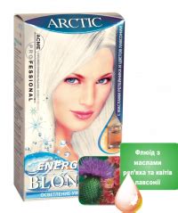 Краска для волос Acme color Осветлитель «ENERGY BLOND Arctic» с флюидом ...