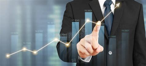 Plan Graph Growth And Increase Of Chart Positive Indicators Tablet In