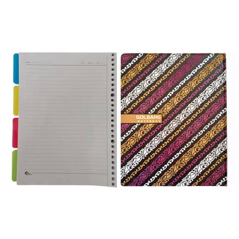 قیمت و خرید دفتر کلاسور 100 برگ گلبرگ کد 9376467 به همراه کاغذ کلاسور