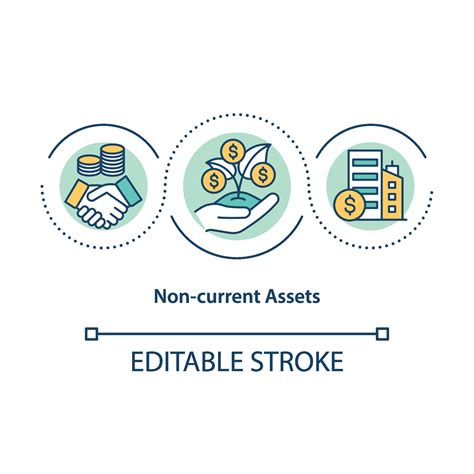 Non Current Assets Concept Icon 2062089 Vector Art At Vecteezy
