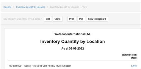 Inventory Location Quantity Adding Unit Of Measurement To The Report