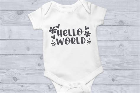 Hello World SVG Cut File By Nicole Forbes Designs TheHungryJPEG