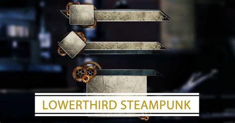 Lower Thirds Steampunk Stock Video Envato Elements