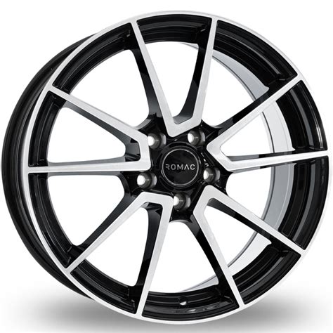 Romac Air 18x8 45 Black Machined
