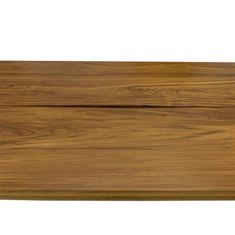 Modern Solid Teak Dining Table W Live Edge Feature For Sale At 1stdibs