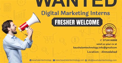 BEST DIGITAL MARKETING INTERNS TRAINING IN AHMEDABAD With LIVE PROJECT