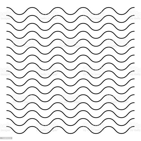 Hitam Abstrak Geometris Zig Zag Pola Mulus Ilustrasi Vektor Latar